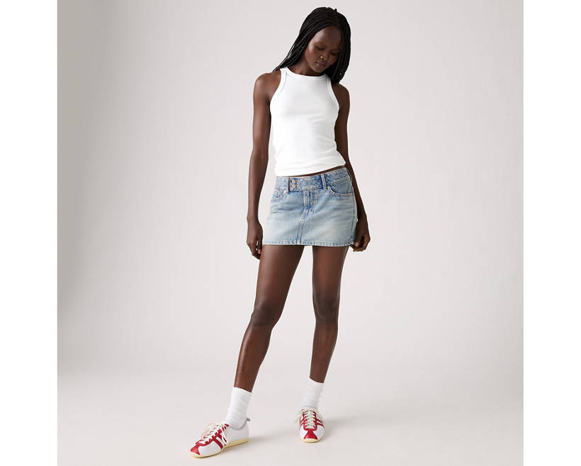 LEVI'S Superlow Mini Skirt